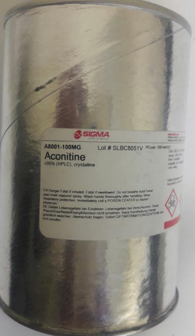 A8001 سیگما آلدریچ | خرید A۸۰۰۱ | اکونیتین سیگما آلدریچ : طب شهر